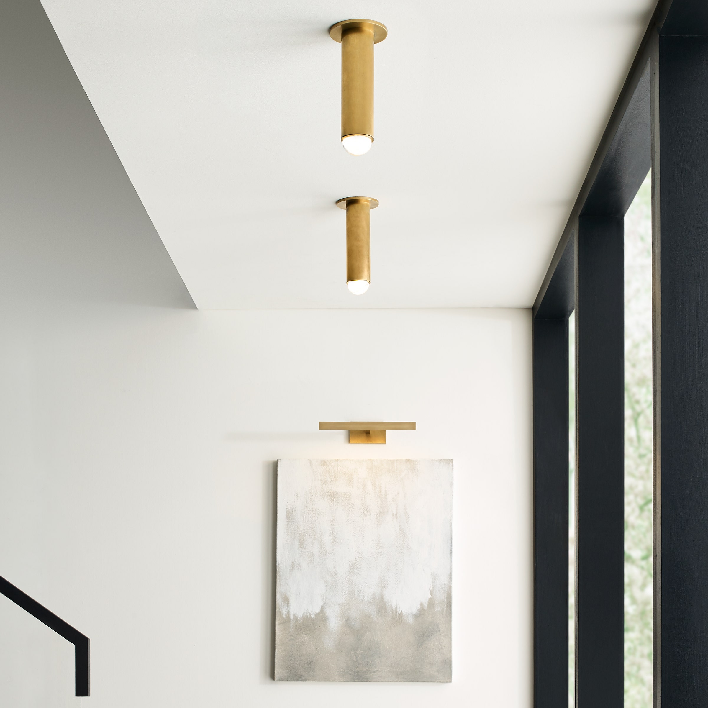 Ebell Medium Flush Mount - 700FMEBL10 | Visual Comfort