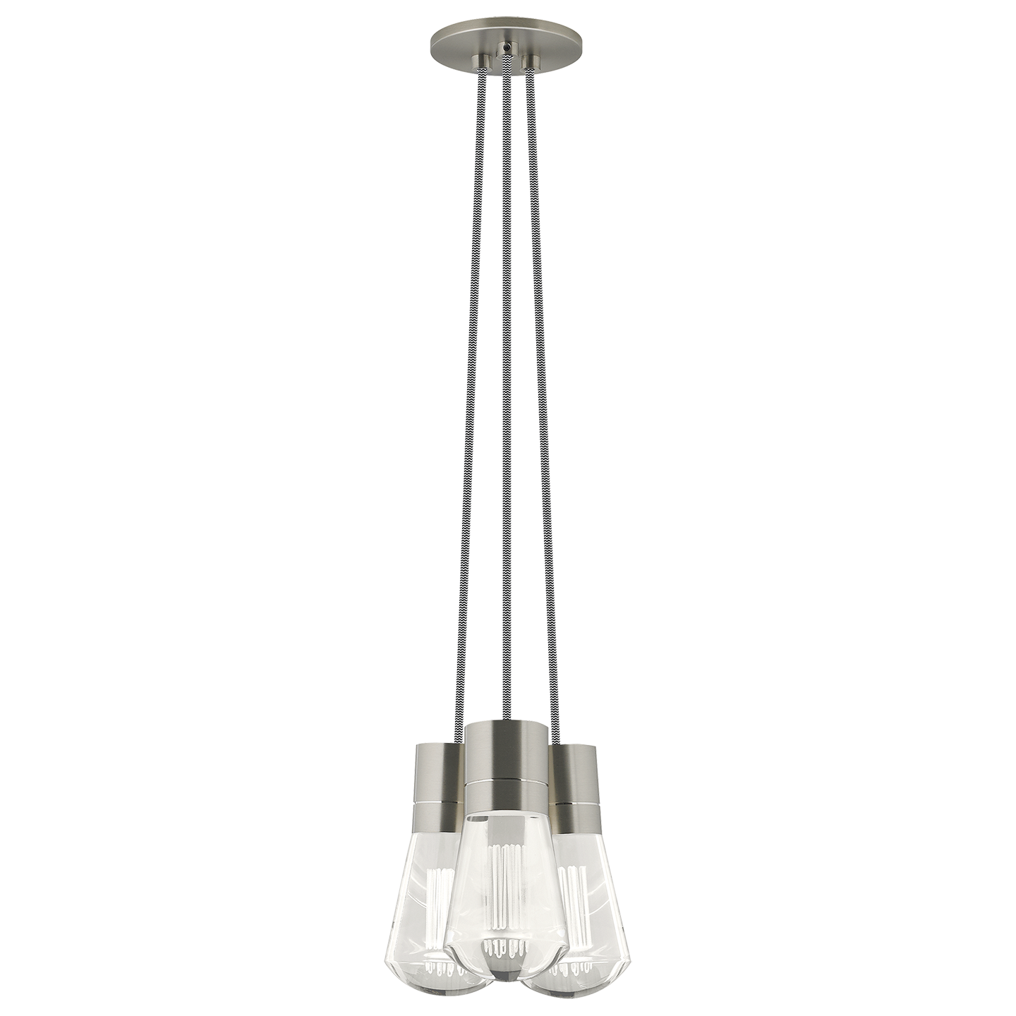 Alva 3-Light Pendant - 700TDALVPMC3 | Visual Comfort