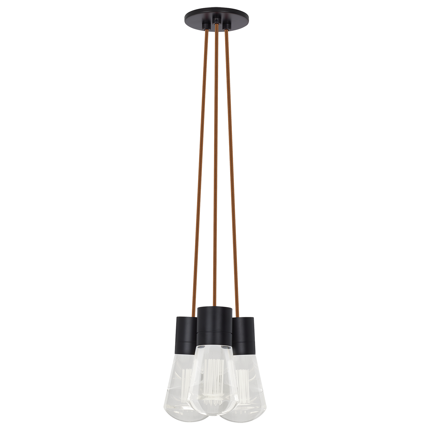 Alva 3-Light Pendant - 700TDALVPMC3 | Visual Comfort
