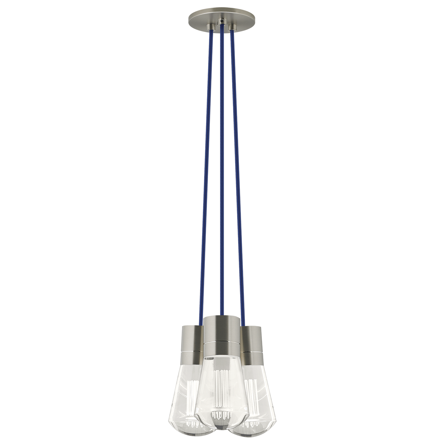 Alva 3-Light Pendant - 700TDALVPMC3 | Visual Comfort