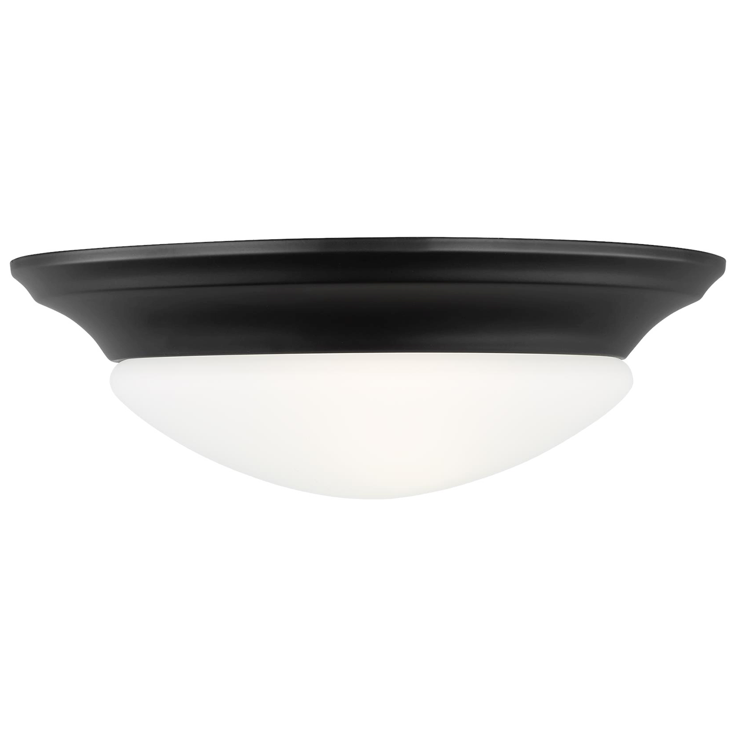 Larice Black Framework Single Light Semi Flush Mount Ceiling | Shelly ...