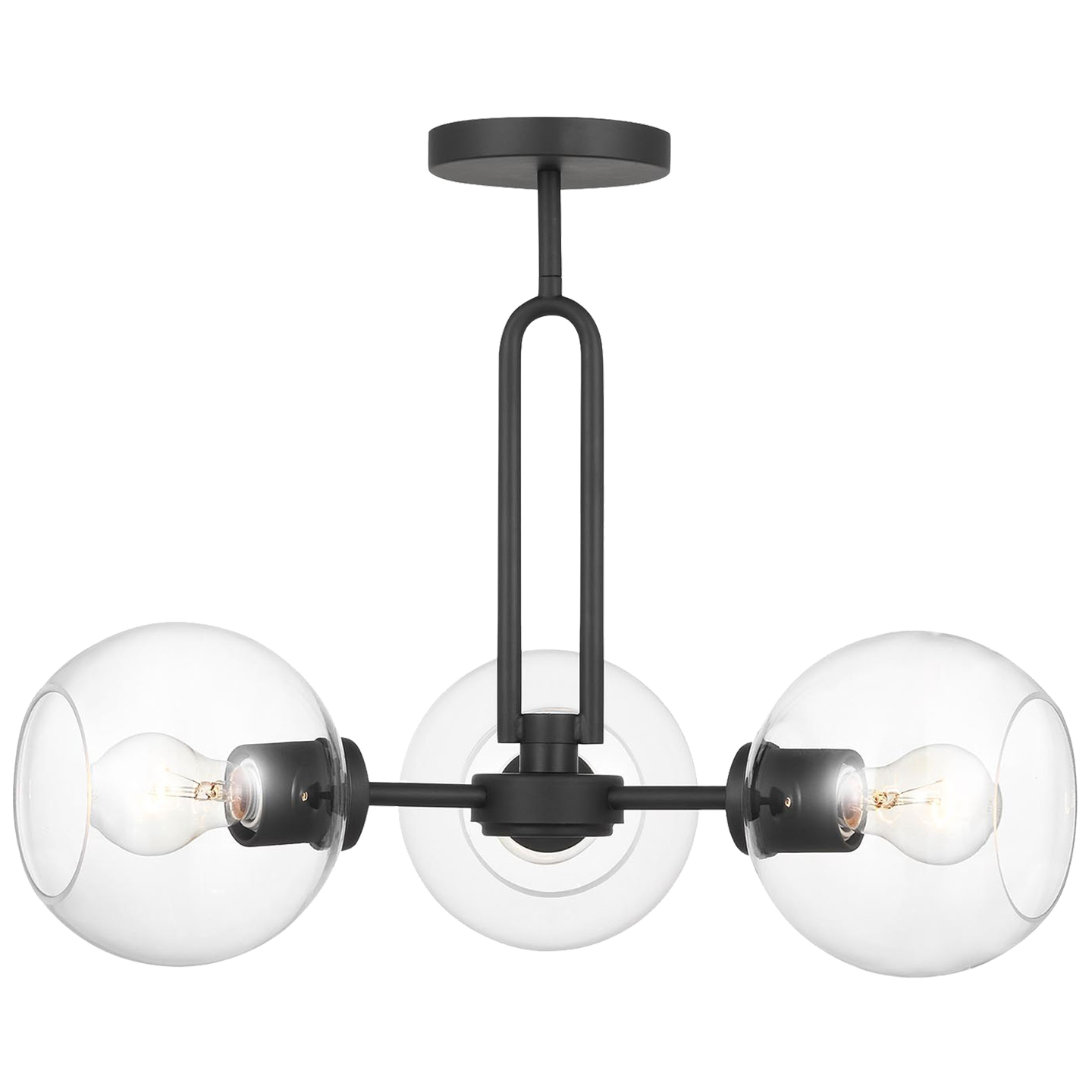 Codyn Three Light Semi-Flush Convertible Pendant - 7755703 | Visual Comfort