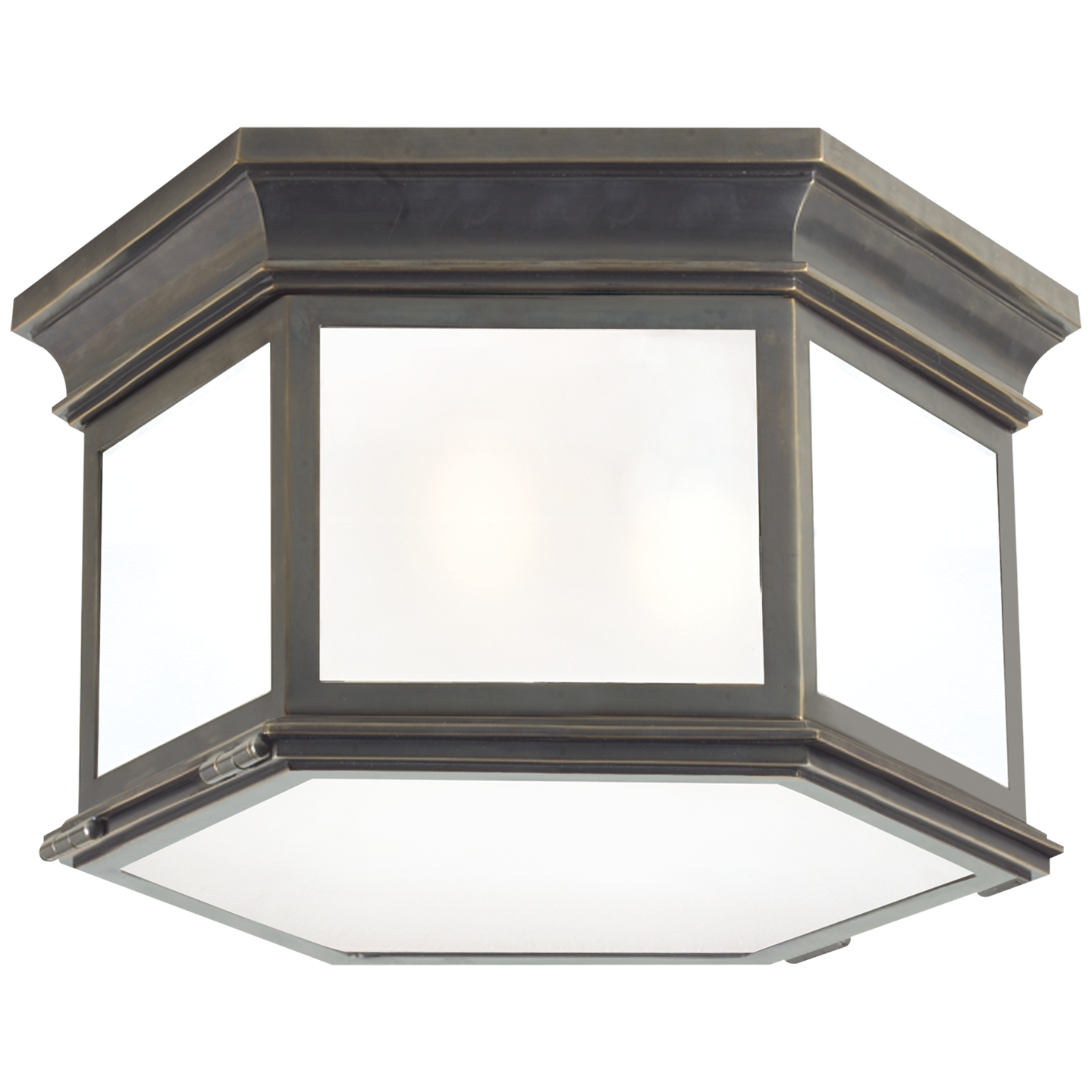 Club Large Hexagonal Flush Mount - CHC4126 | Visual Comfort