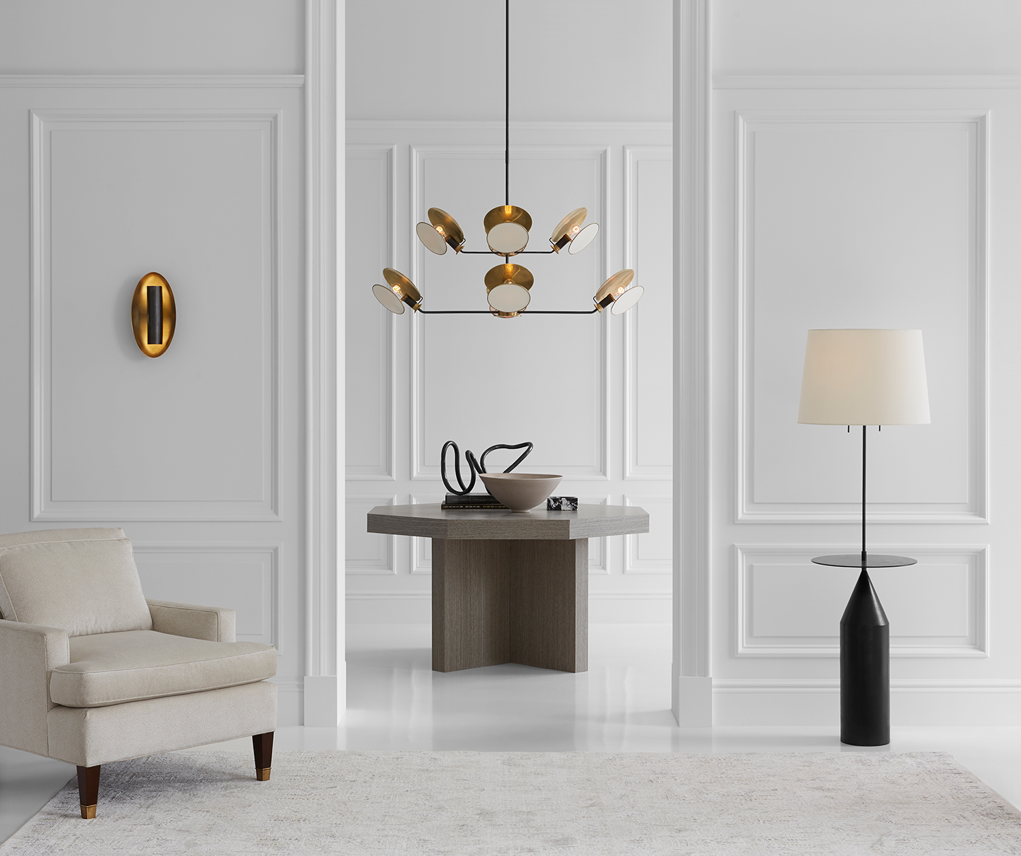 Zephyr Large Floor Light - KW1130 | Visual Comfort