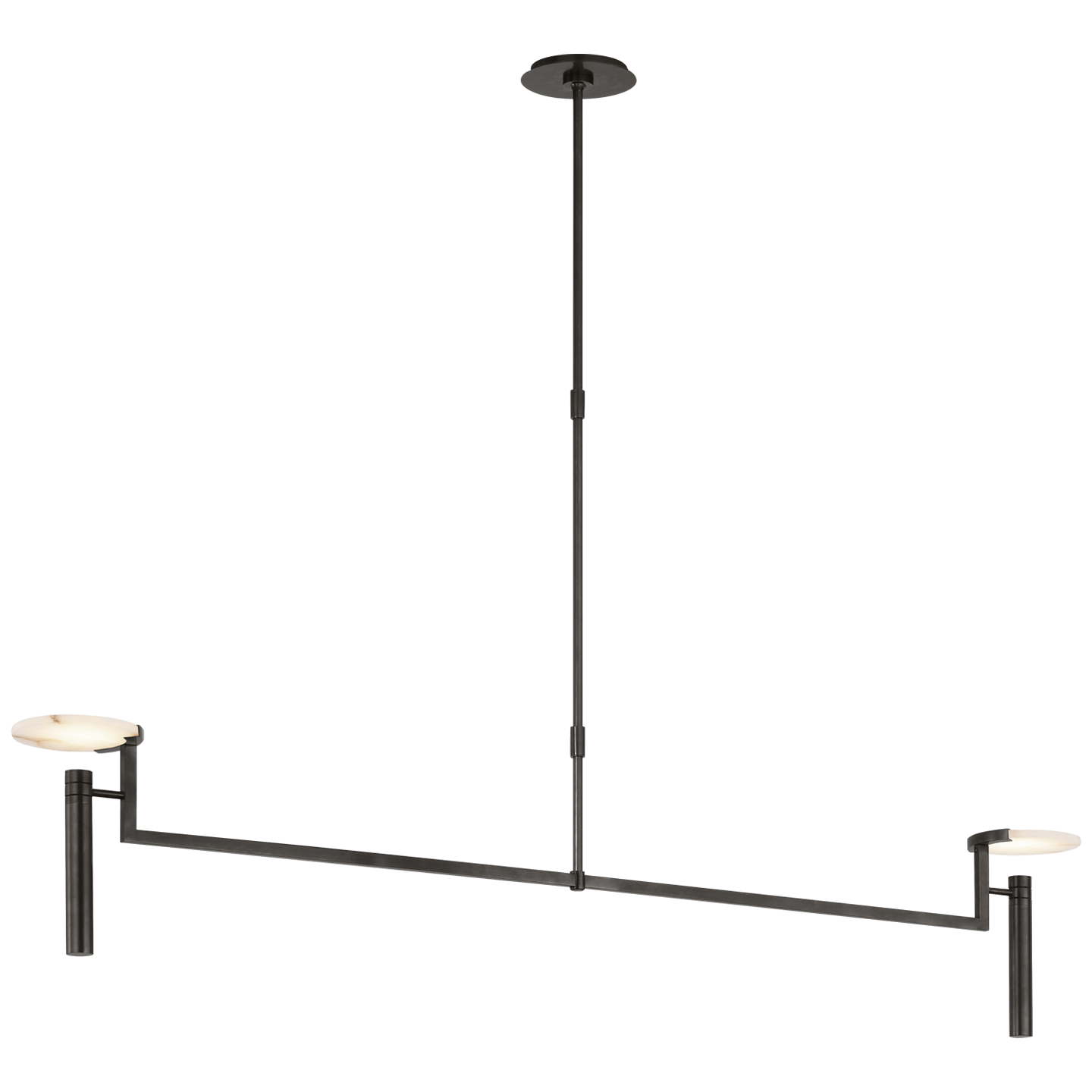 Melange Extra Large Floating Disc Linear Chandelier - KW5605 | Visual ...