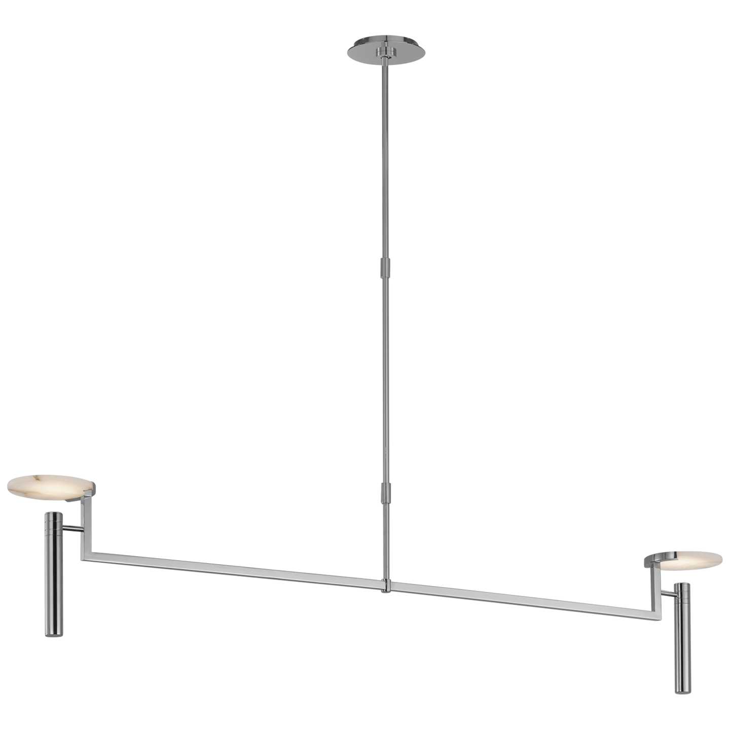 Melange Extra Large Floating Disc Linear Chandelier - KW5605 | Visual ...