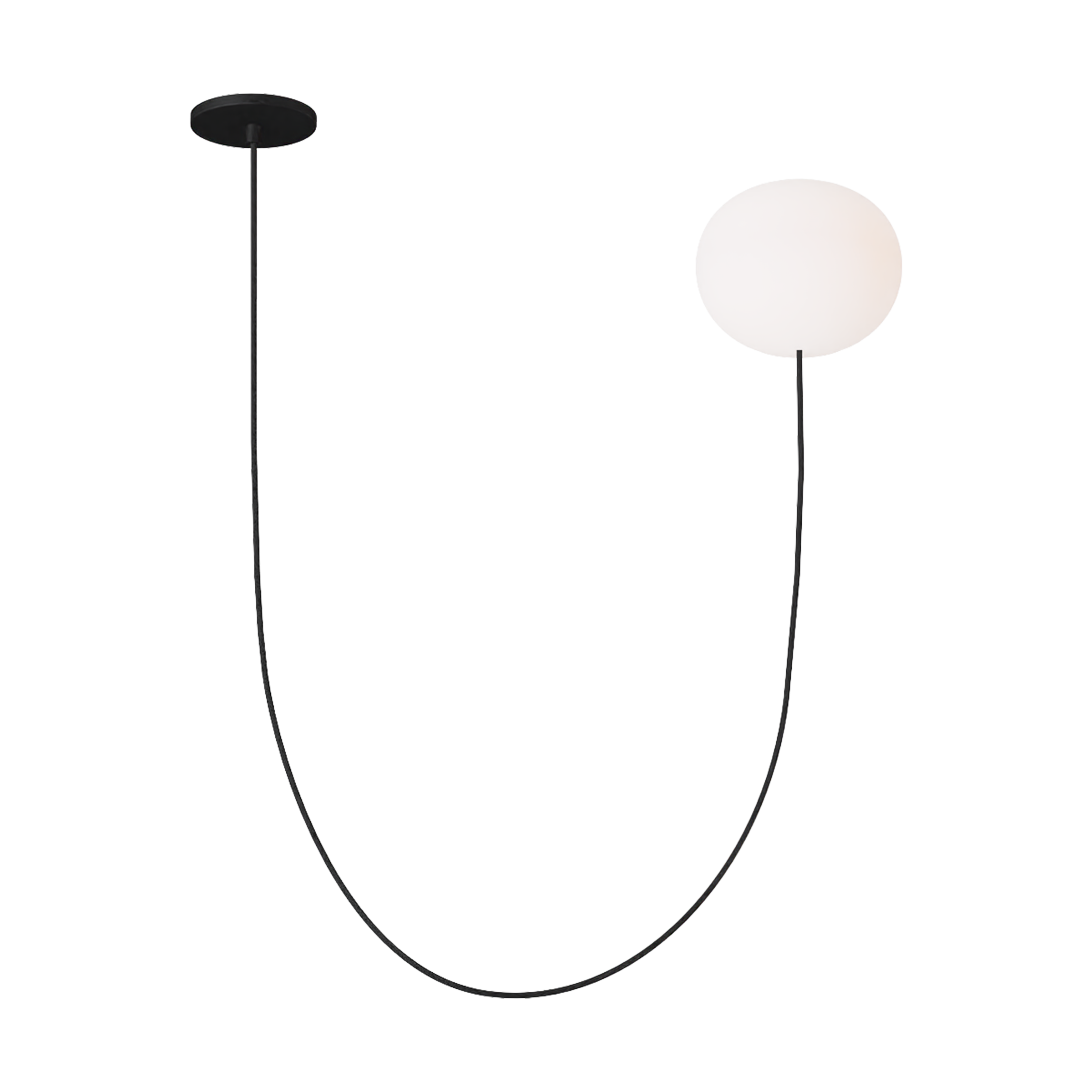 Helium Medium 1 Light Chandelier - PBCH361 | Visual Comfort
