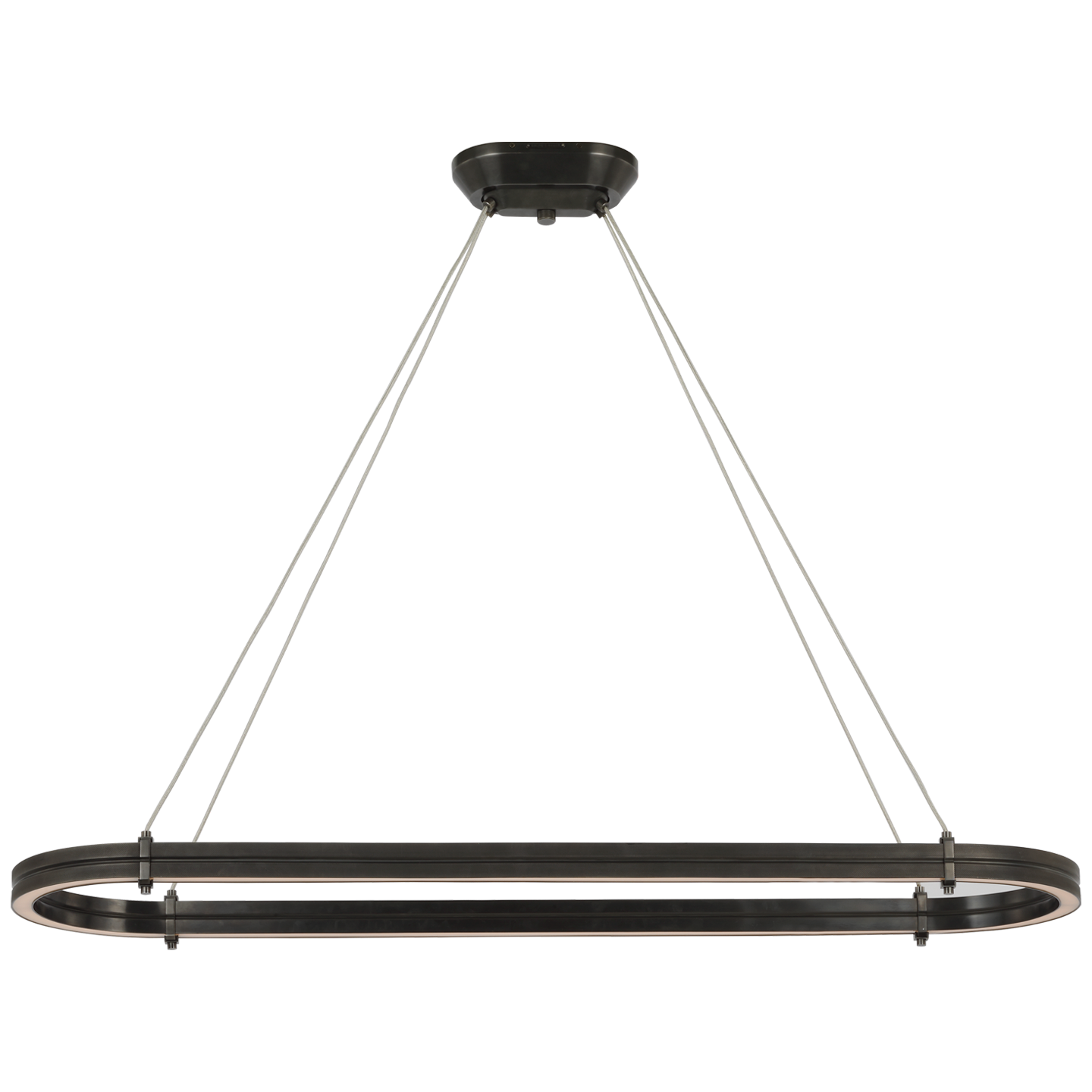 Paxton 54" Oval Linear Chandelier - RL5678 | Visual Comfort