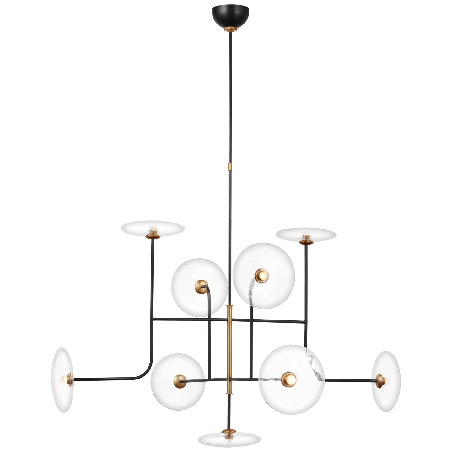 Calvino X-Large Arched Chandelier (Open Box) - S5693-OB | Visual Comfort