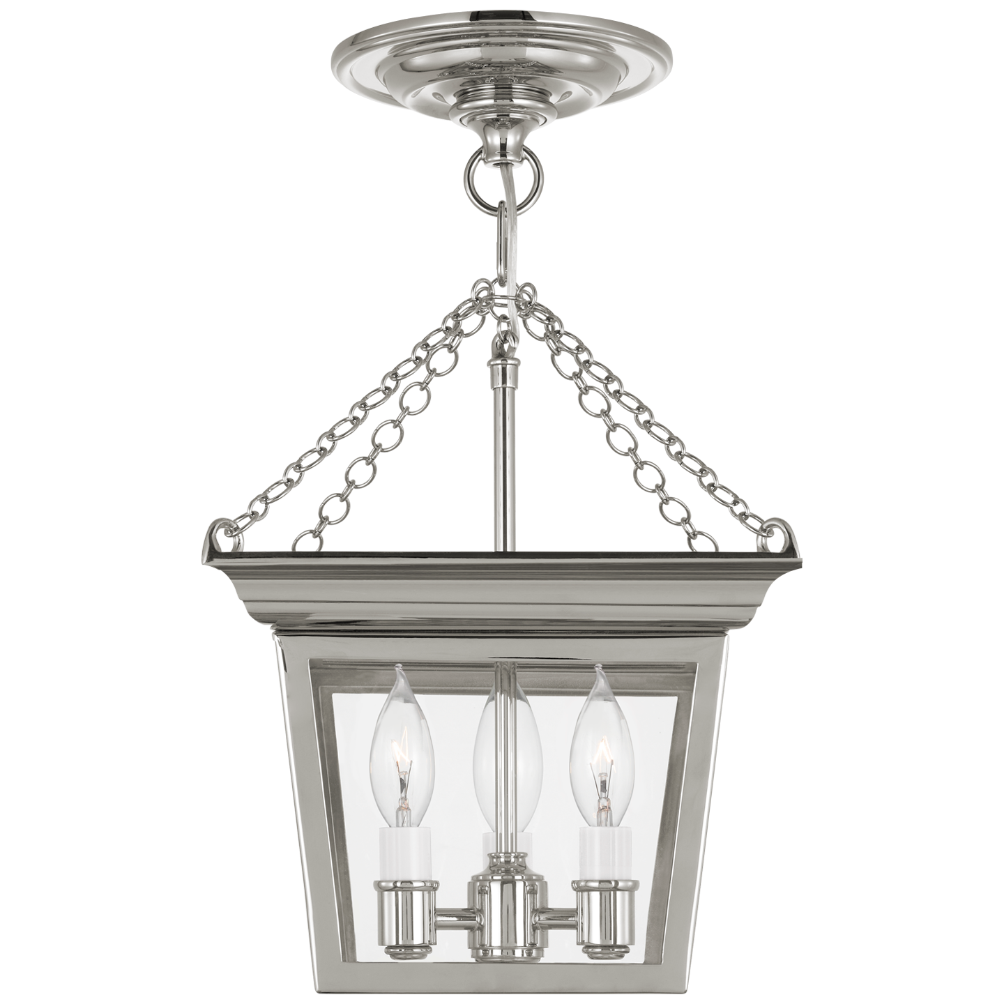 Cornice Semi-Flush Lantern - SL5870 | Visual Comfort
