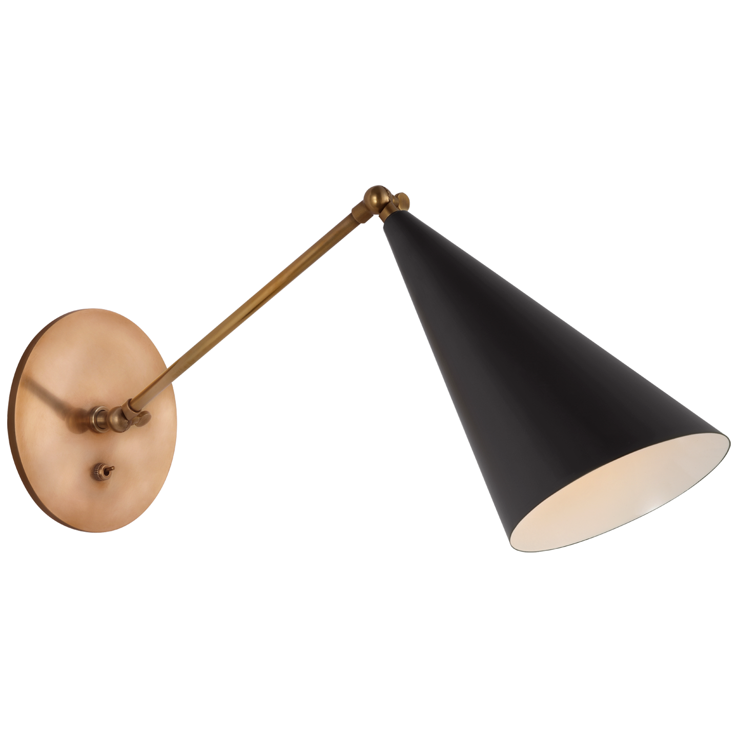Clemente Single Arm Library Sconce - EU-ARN2025 | Visual Comfort