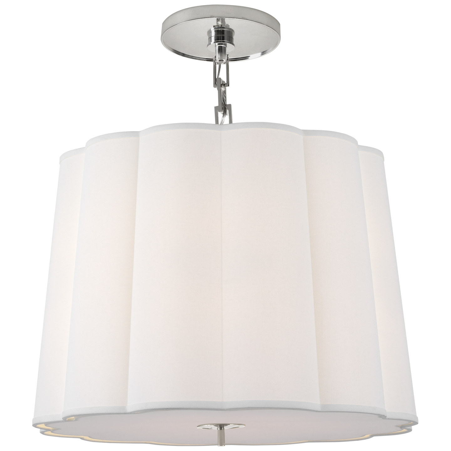 Simple Scallop Large Hanging Shade - BBL5015 | Visual Comfort