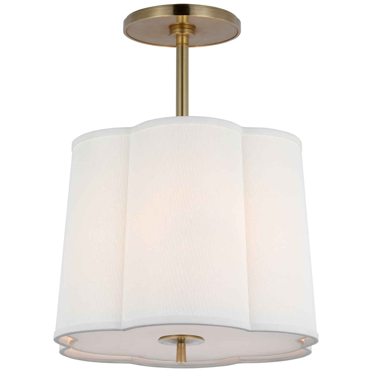 Simple Scallop Hanging Shade - BBL5016 | Visual Comfort