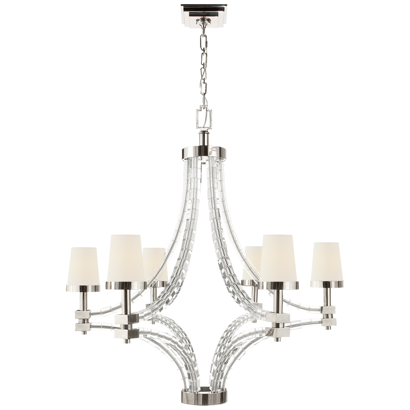 Crystal Cube Large Chandelier - CHC1530 | Visual Comfort