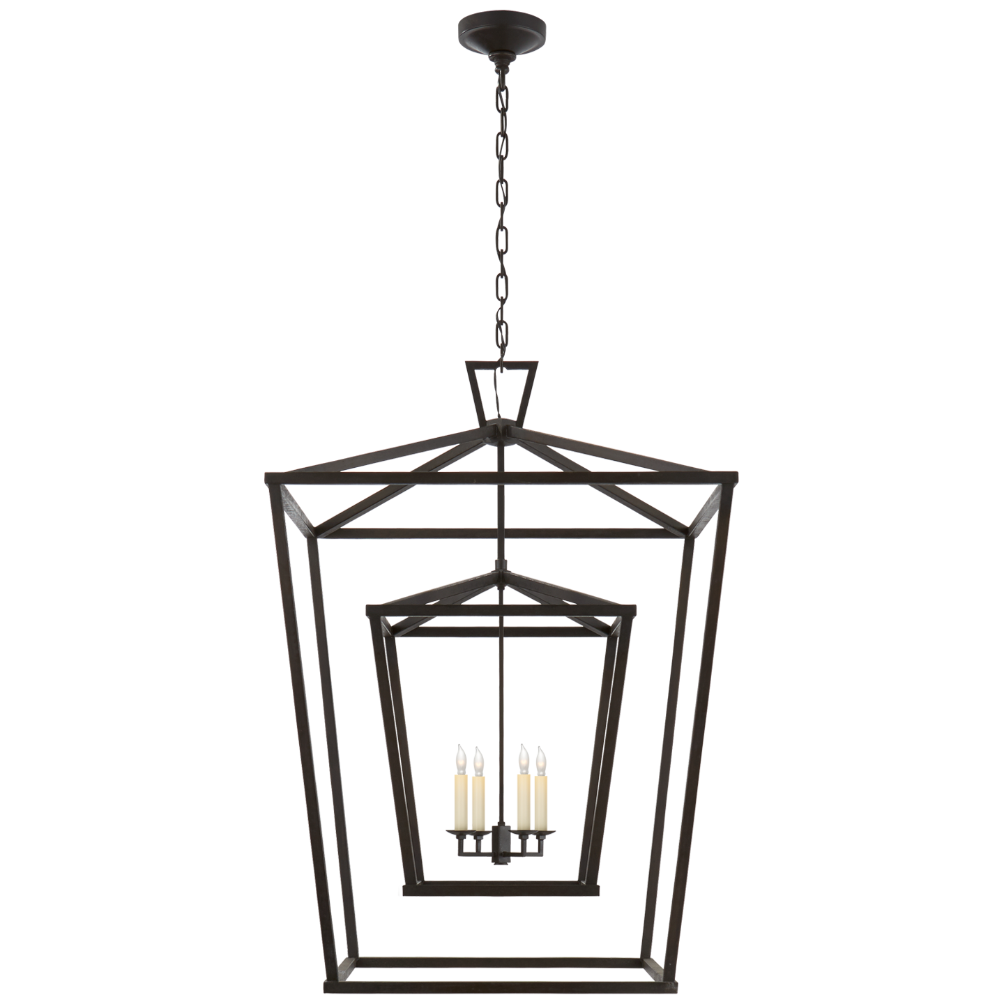 Darlana Extra Large Double Cage Lantern - CHC2199 | Visual Comfort