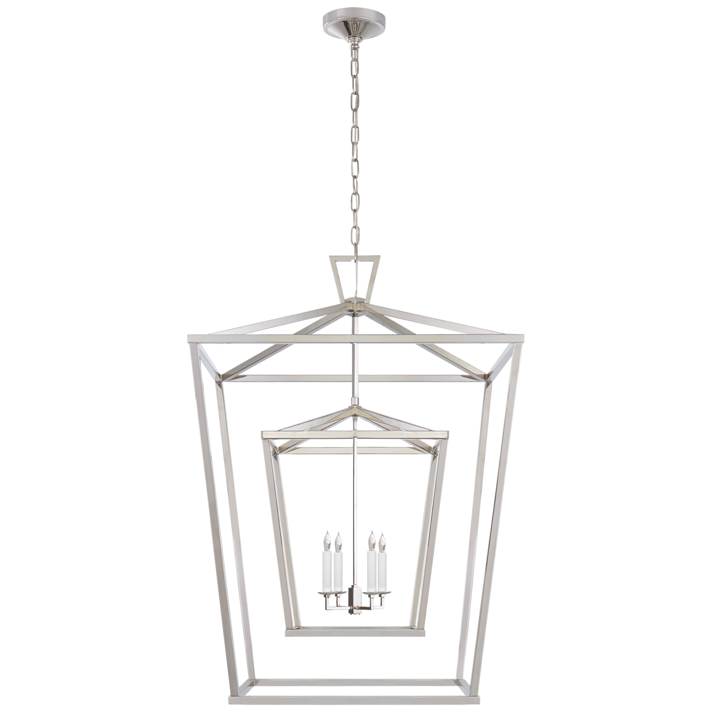 Darlana Extra Large Double Cage Lantern - CHC2199 | Visual Comfort