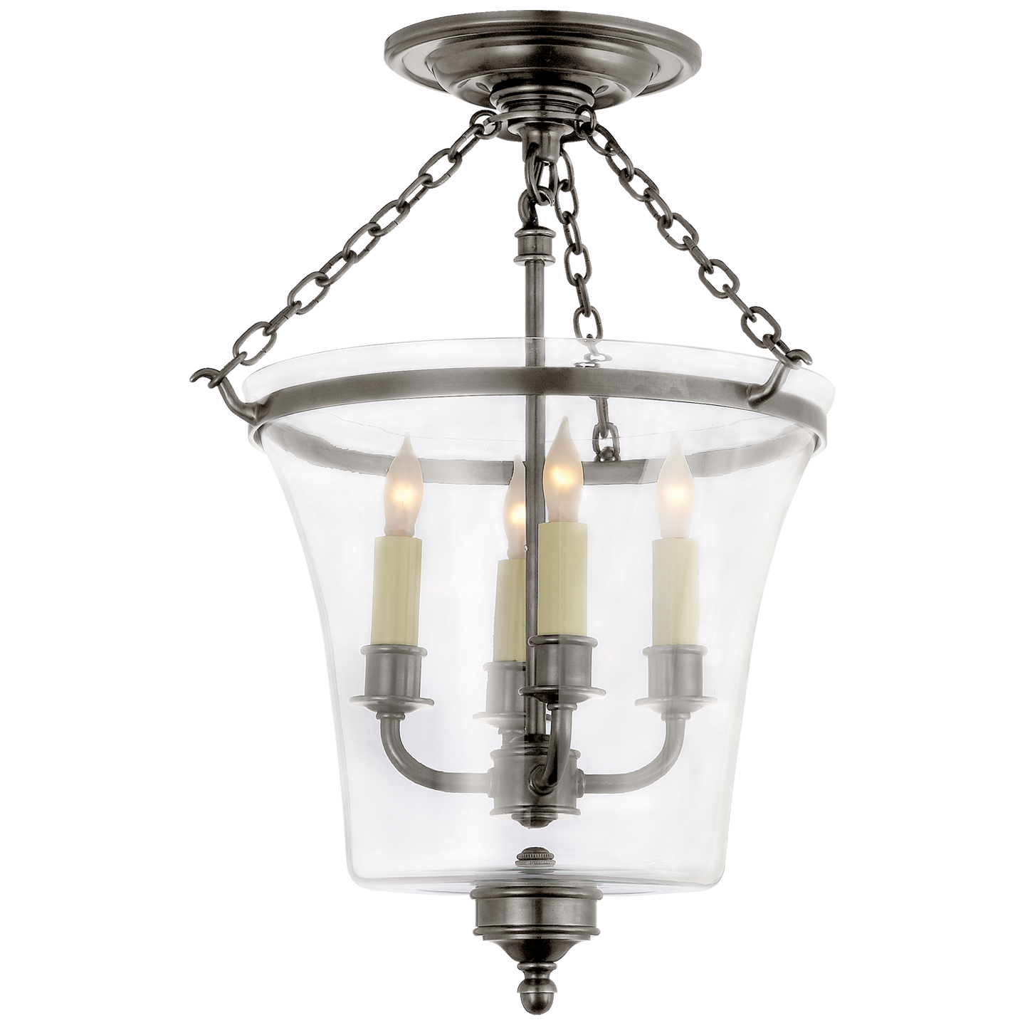 Sussex Semi-Flush Bell Jar Lantern - CHC2209 | Visual Comfort