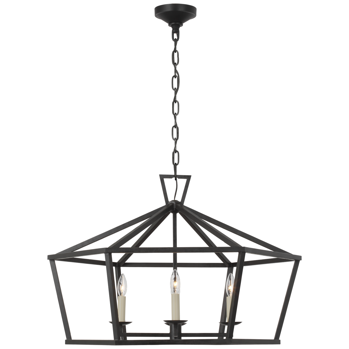 Darlana Wide Hexagonal Lantern - CHC5290 | Visual Comfort