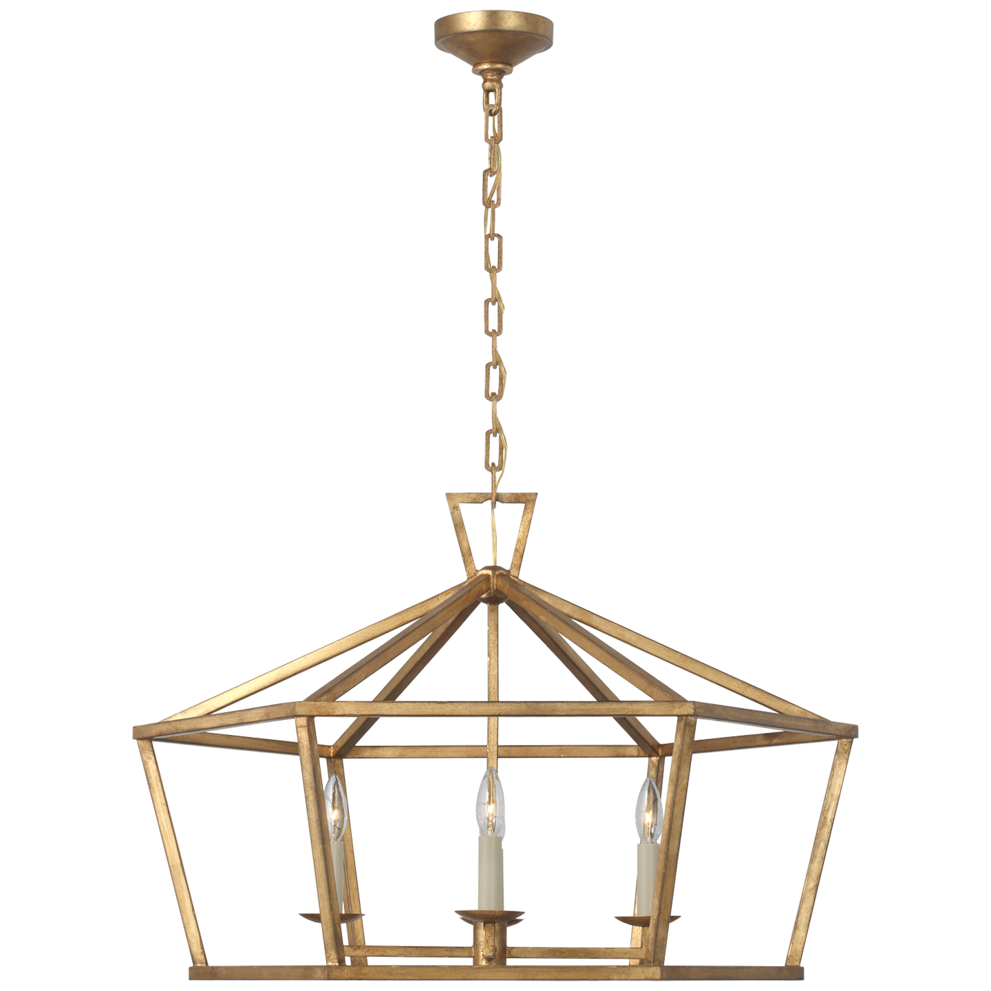 Darlana Wide Hexagonal Lantern - CHC5290 | Visual Comfort