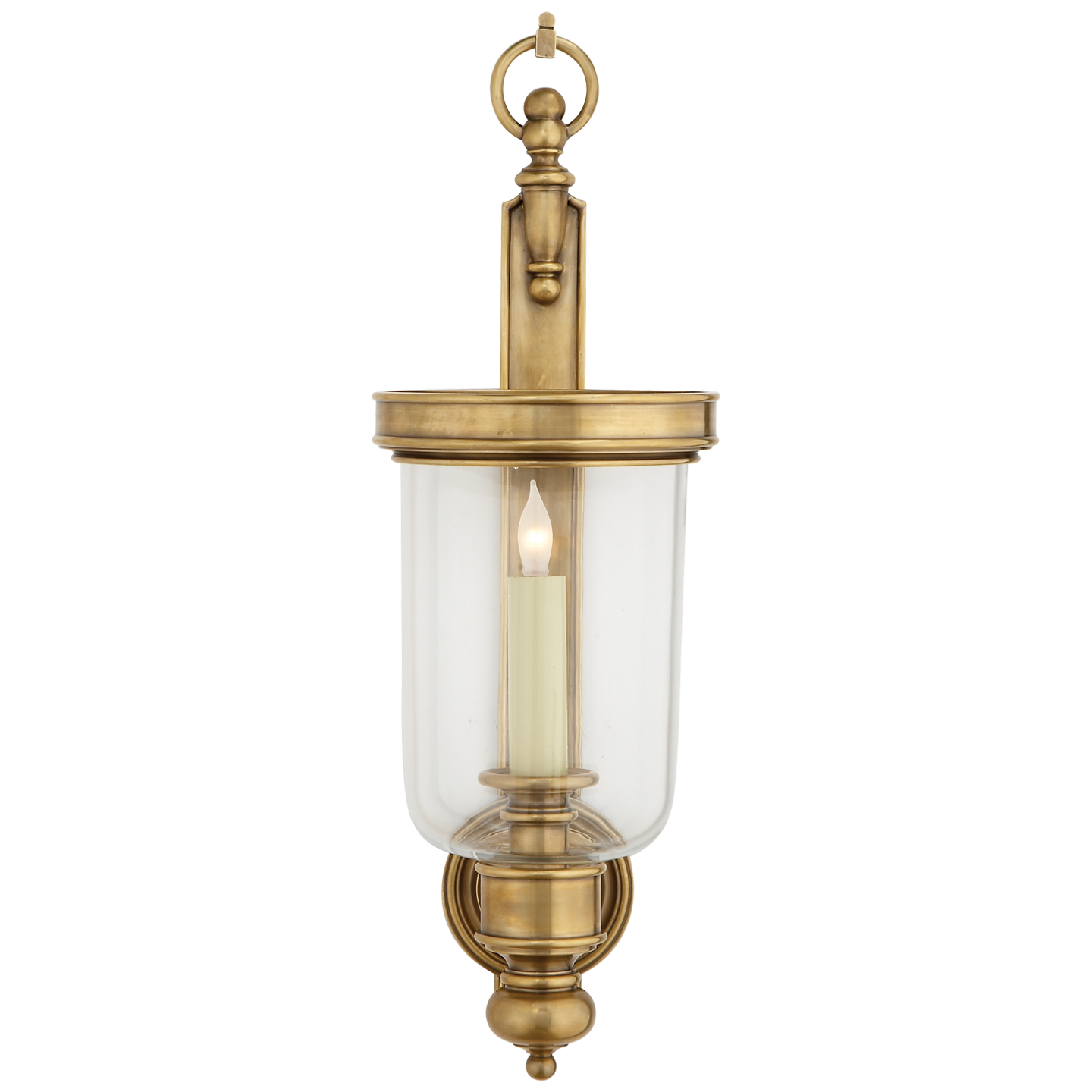 Georgian Small Hurricane Wall Sconce - CHD2102 | Visual Comfort
