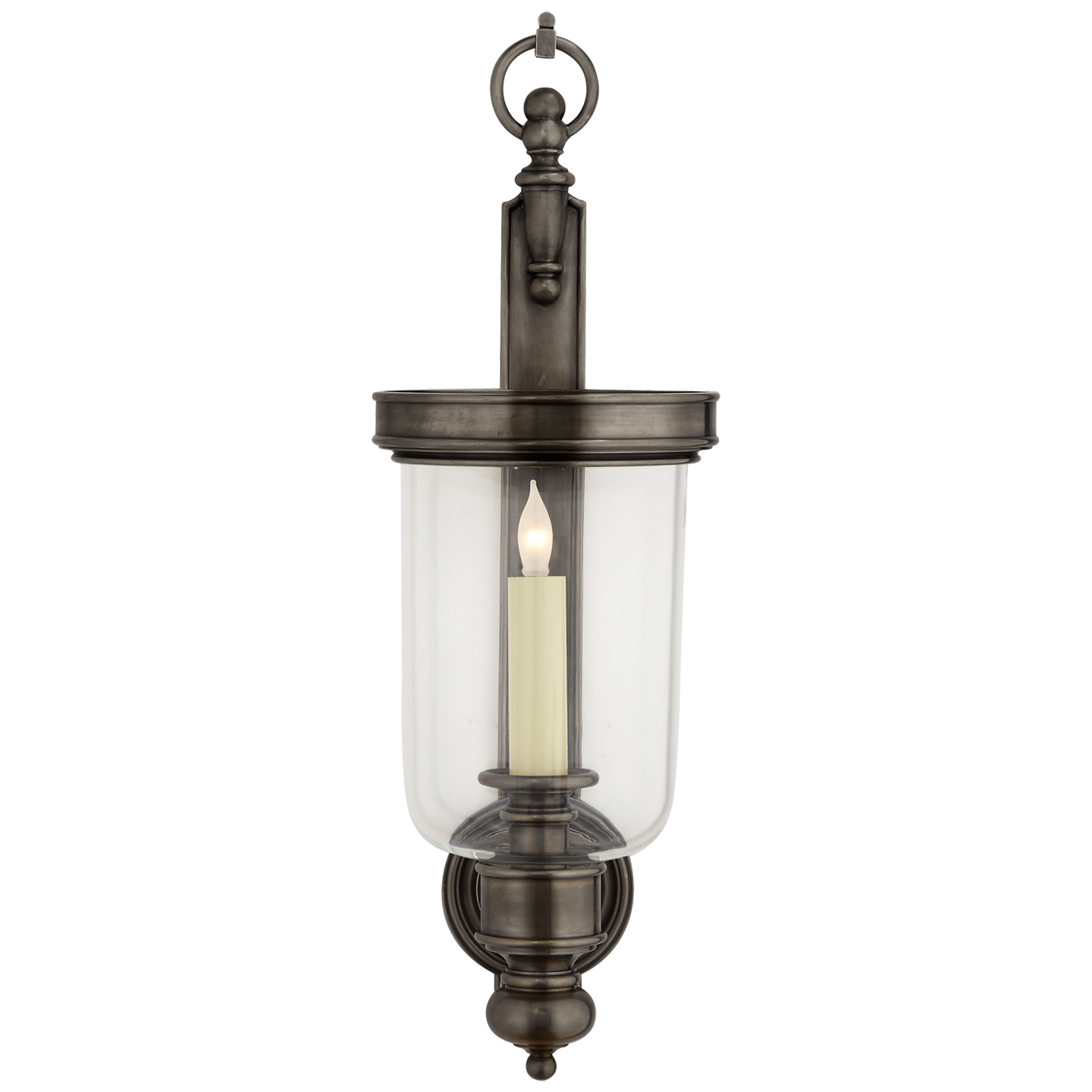 Georgian Small Hurricane Wall Sconce - CHD2102 | Visual Comfort