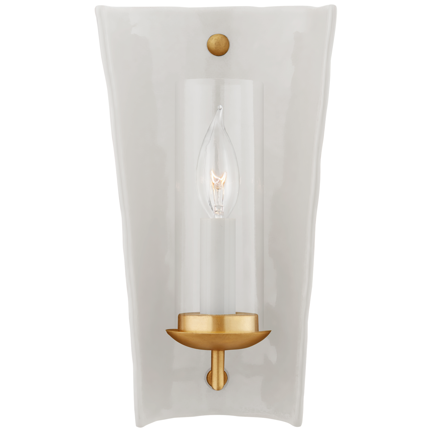 Downey Small Reflector Sconce - CHD2605 | Visual Comfort