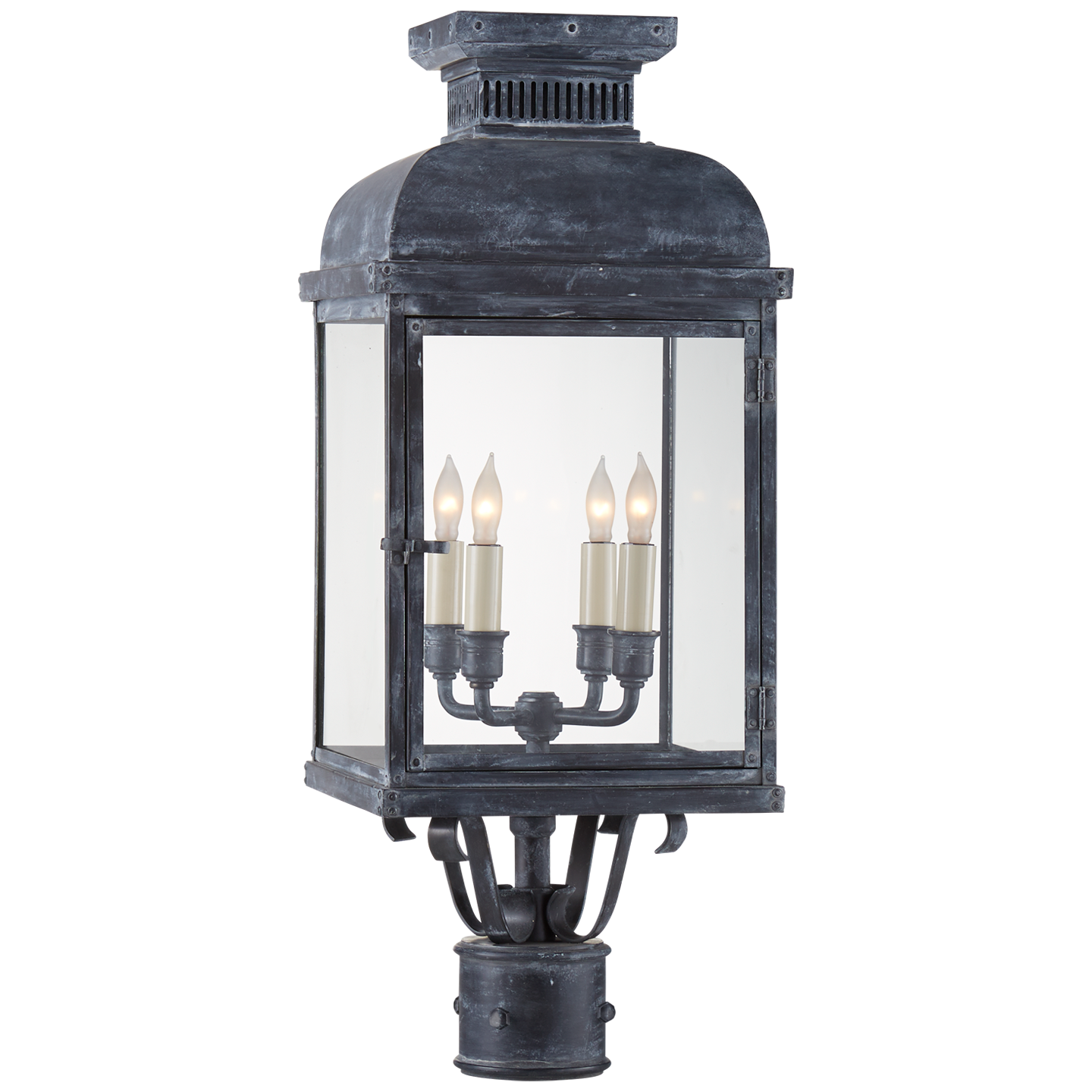 Suffork Medium Scroll Arm Lantern - CHO2064 | Visual Comfort