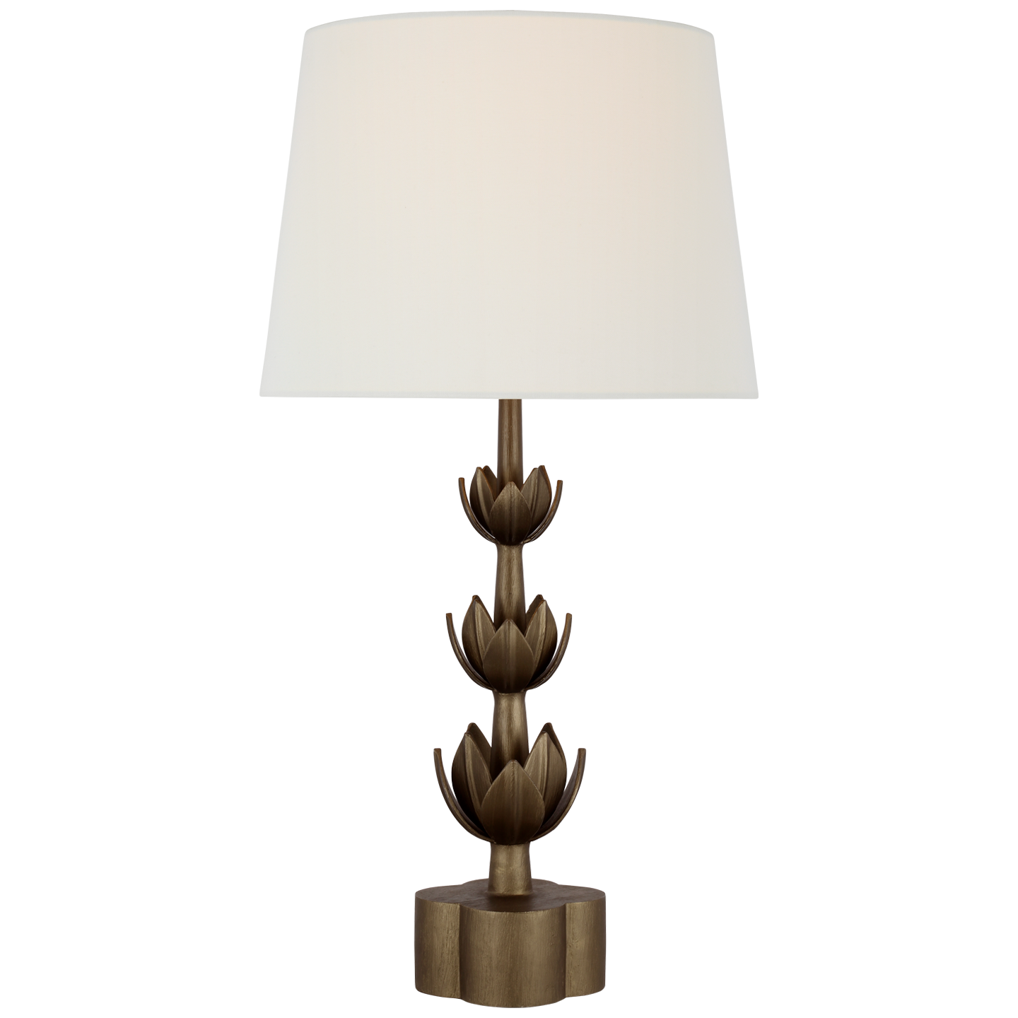 Alberto Large Triple Table Lamp - JN3003 | Visual Comfort