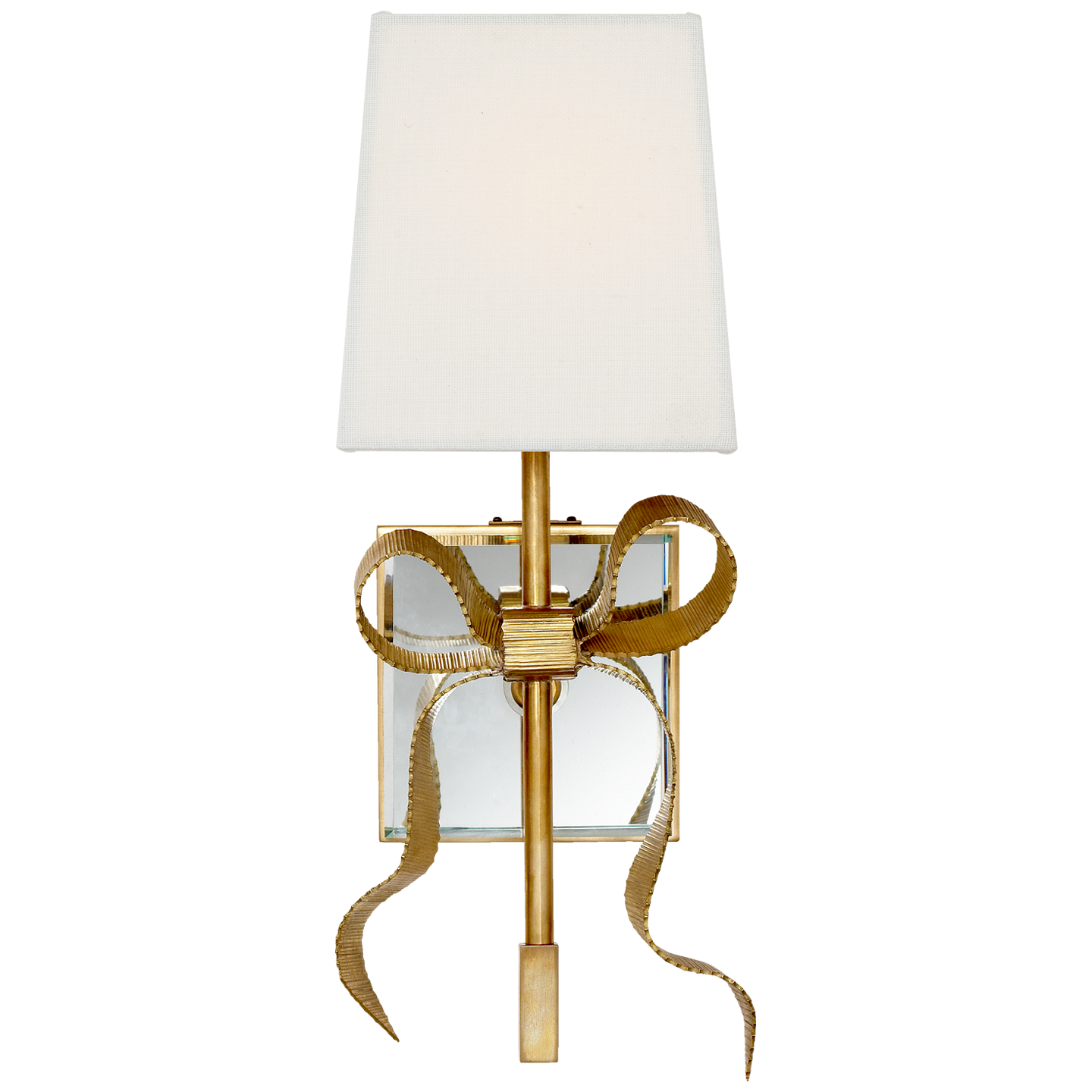 Ellery Gros-Grain Bow Small Sconce - KS2008 | Visual Comfort