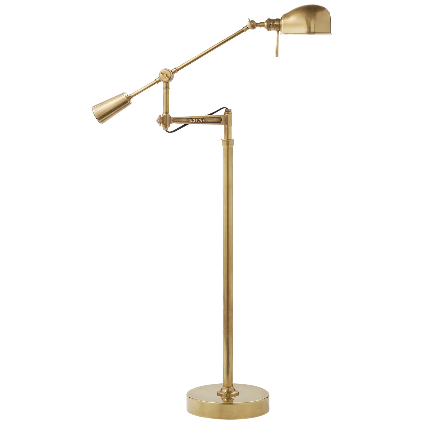RL '67 Boom Arm Floor Lamp - RL14028 | Visual Comfort