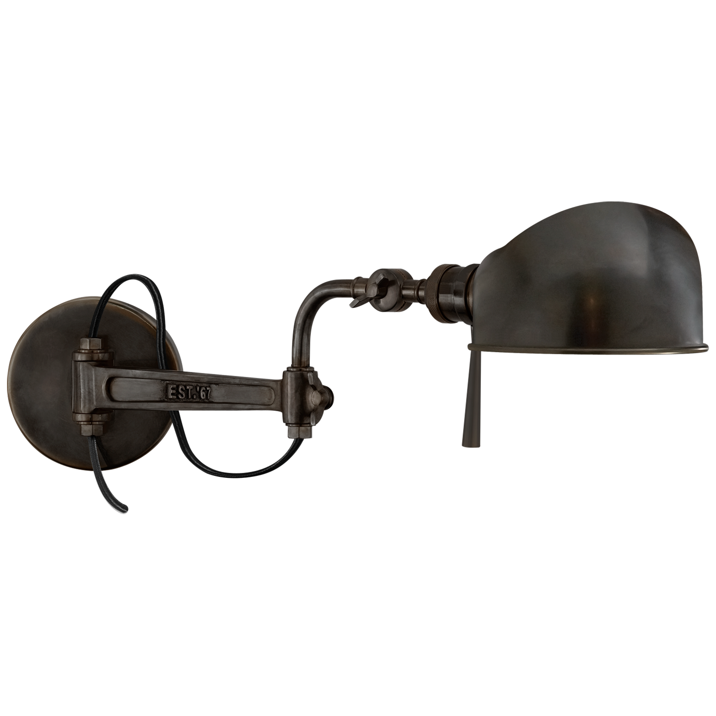 Industrial Swing Arm Wall Lamp Manick Industrial Swing Arm Adjustable