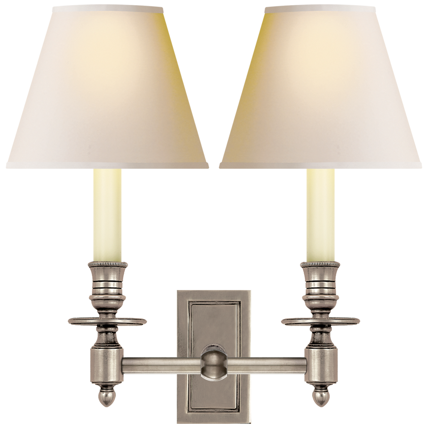 French Double Library Sconce - S2212 | Visual Comfort