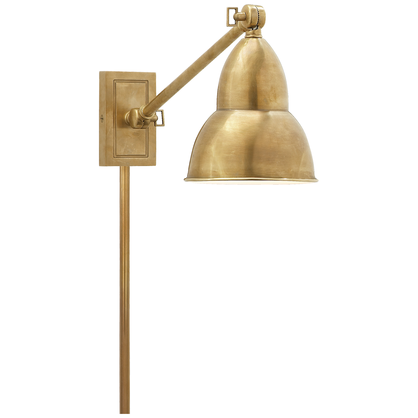 French Library Single Arm Wall Lamp - S2601 | Visual Comfort