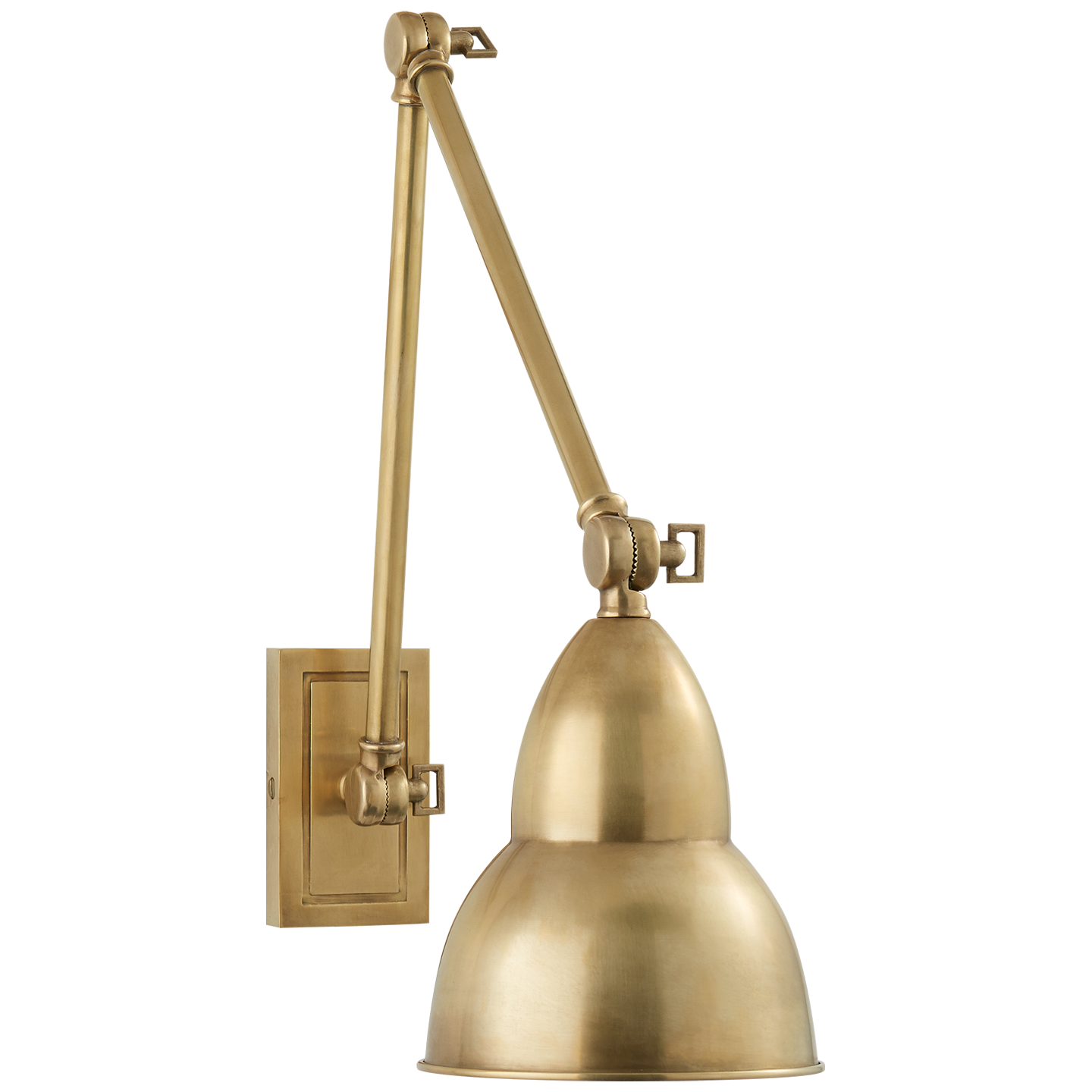 French Library Double Arm Wall Lamp - EU-S2602 | Visual Comfort