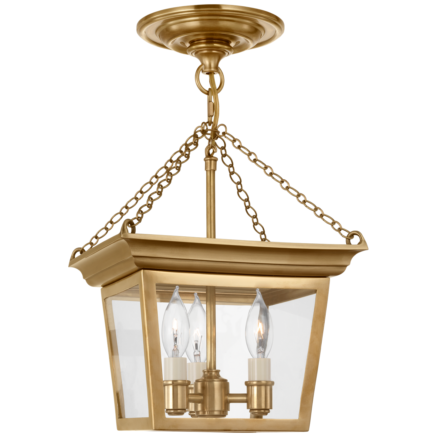 Cornice Semi-Flush Lantern - SL5870 | Visual Comfort