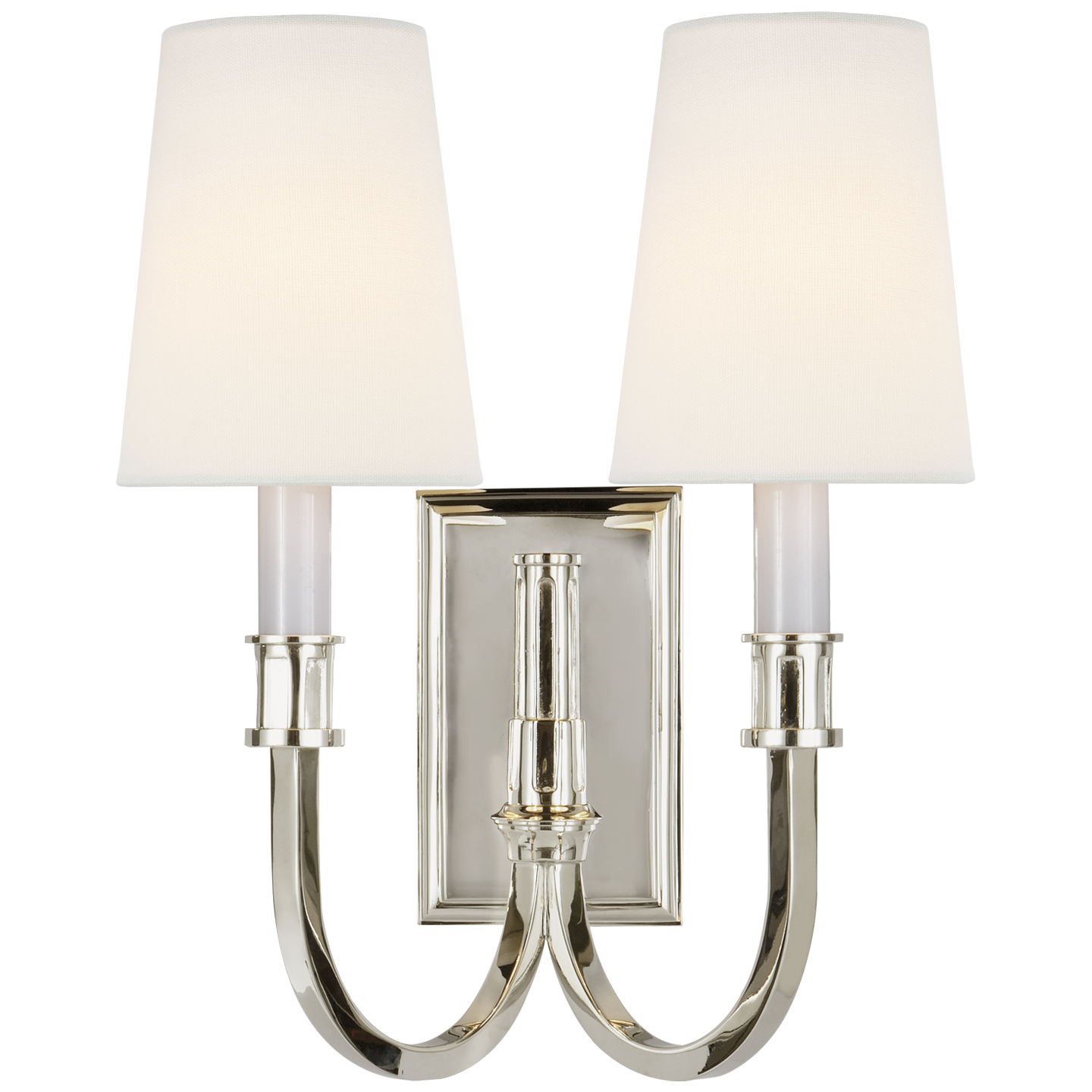 Modern Library Double Sconce - TOB2328 | Visual Comfort