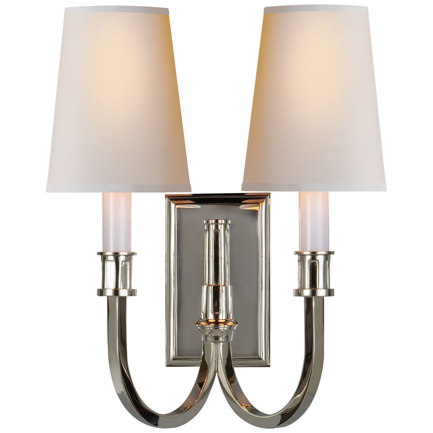Modern Library Double Sconce - TOB2328 | Visual Comfort