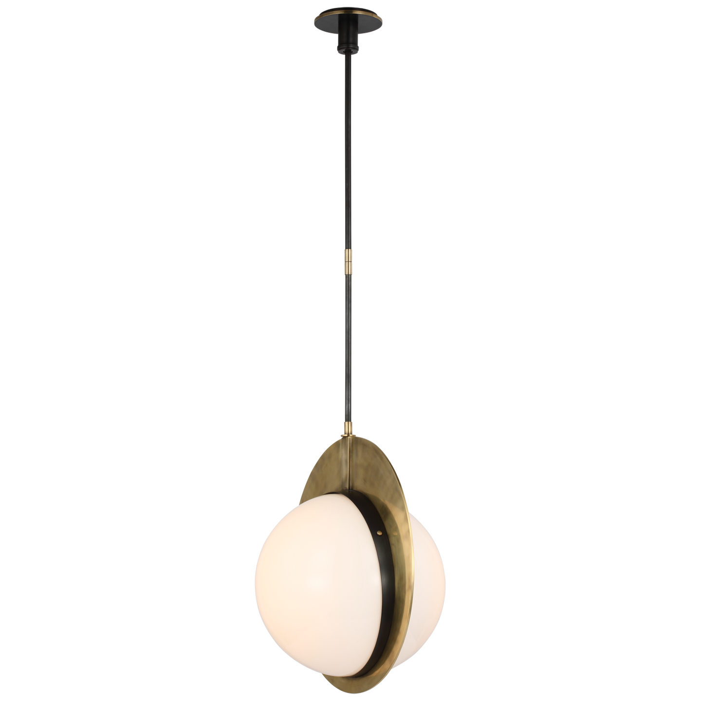 Large Brass Globe Pendant Light | Shelly Lighting