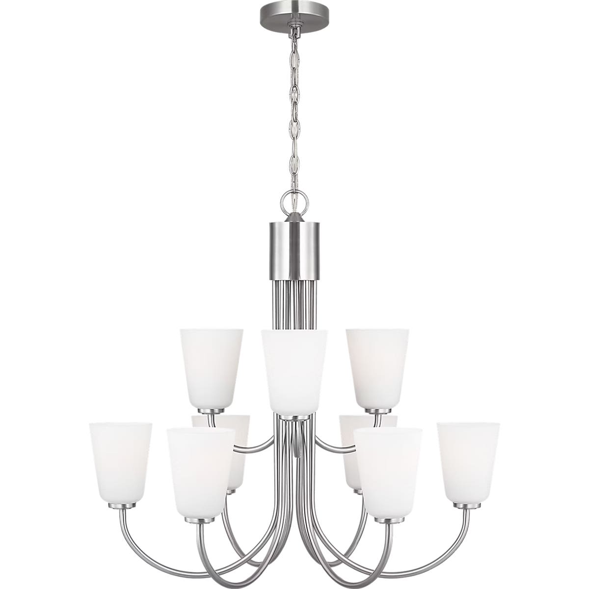 Miles Nine Light Chandelier - GLC1139 | Visual Comfort