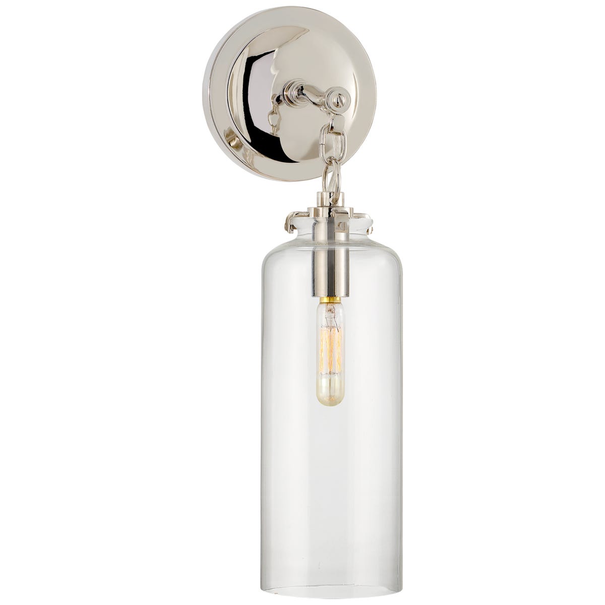 Katie Small Cylinder Sconce (Open Box) - TOB22253-OB | Visual Comfort