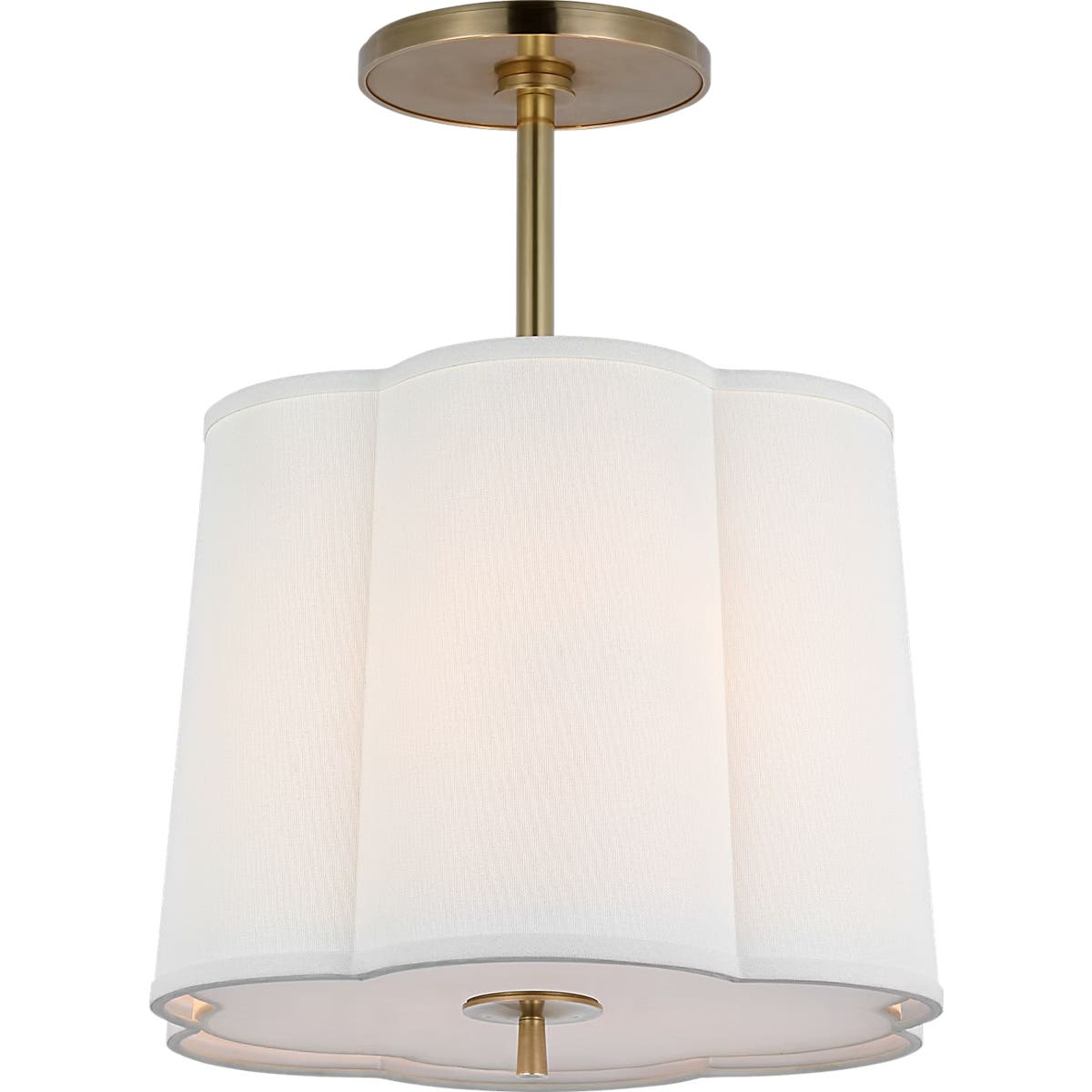 Simple Scallop Hanging Shade - BBL5016 | Visual Comfort
