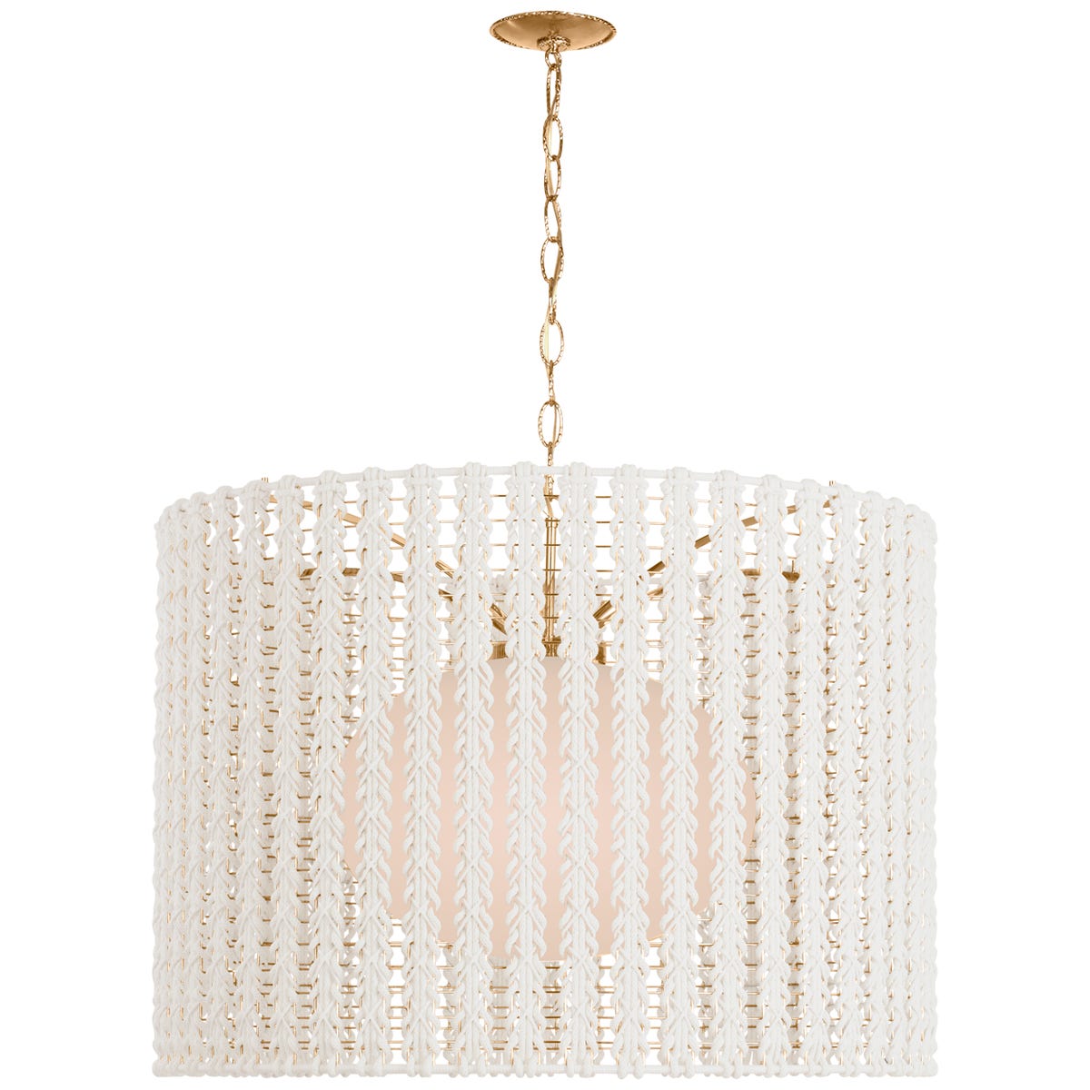 Catania 40" Braided Hanging Shade (Open Box) - FW5032-OB | Visual Comfort