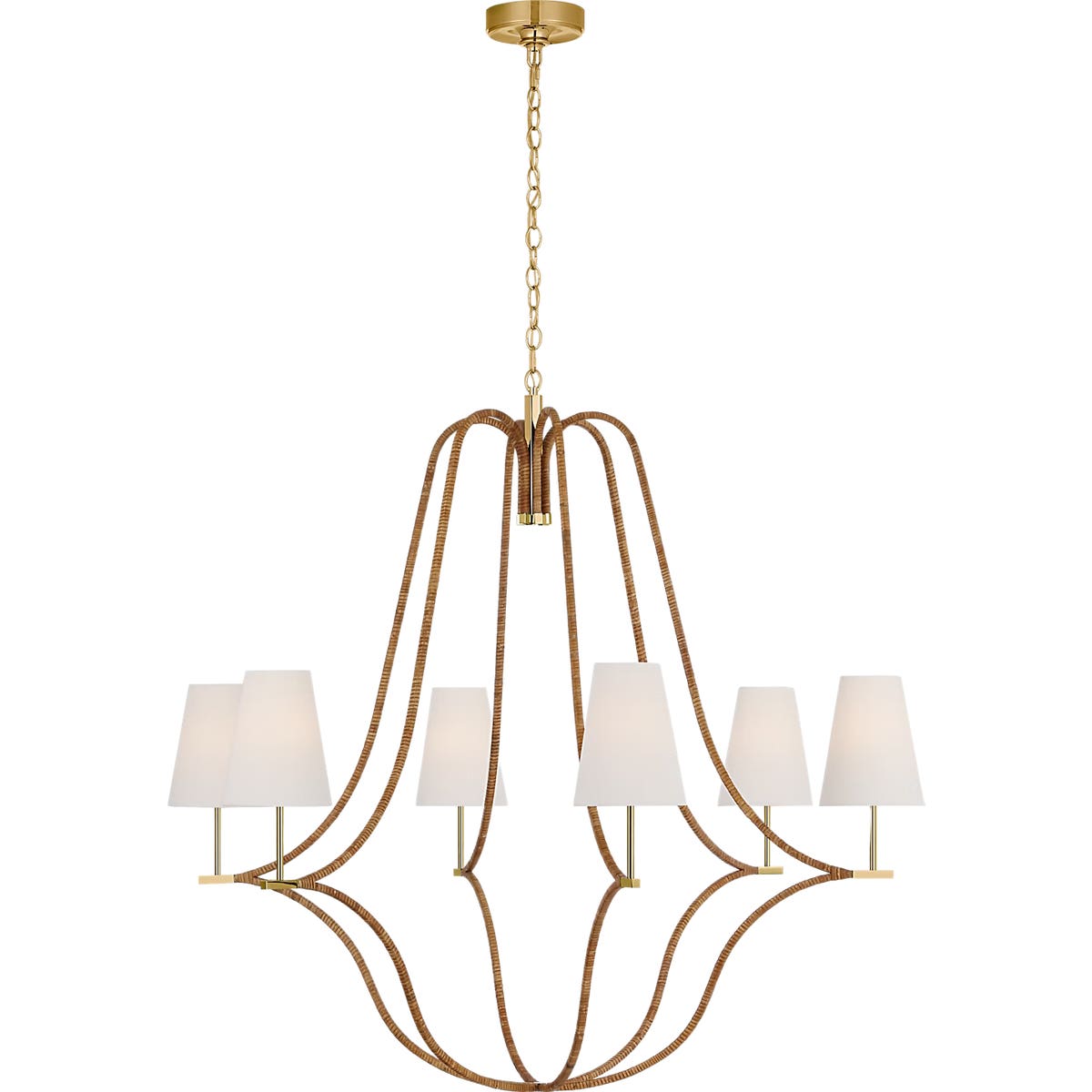 Biscayne Extra Large Wrapped Chandelier - CHC5583 | Visual Comfort